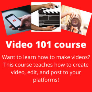 Video 101 Course - Site Consulting Services